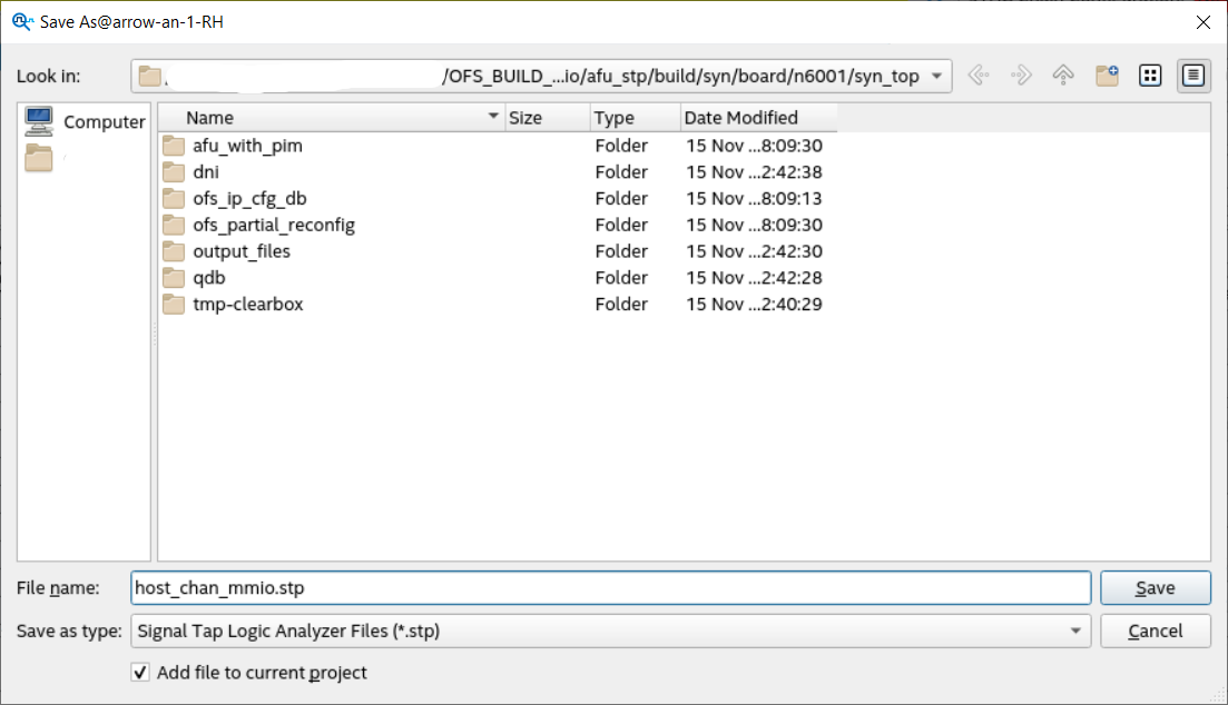 AFU Developer Guide - OFS